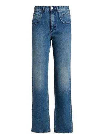 MARANT ETOILE Cotton Jeans - Blue