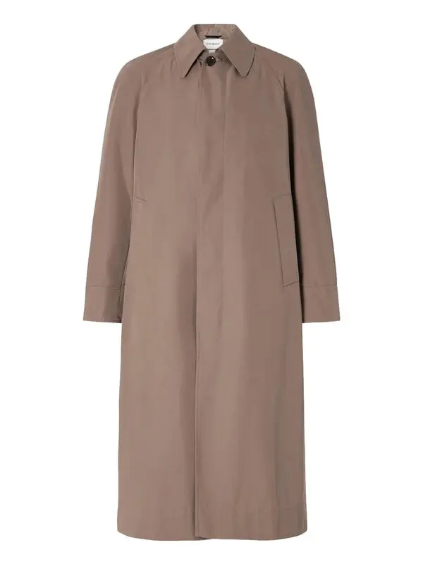 Oliver Peoples Lothian Cotton-blend Twill Trench Coat - Neutrals