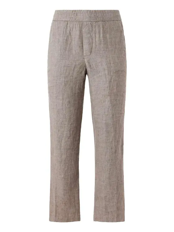 JAMES PERSE Straight-leg Linen Suit Trousers - Beige