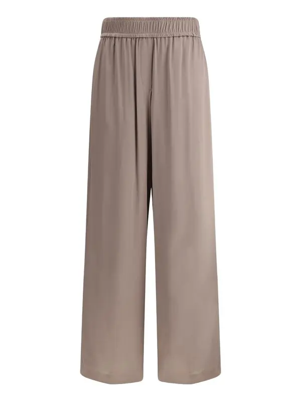 Brunello Cucinelli Palazzo Straight Leg Pants - Nude