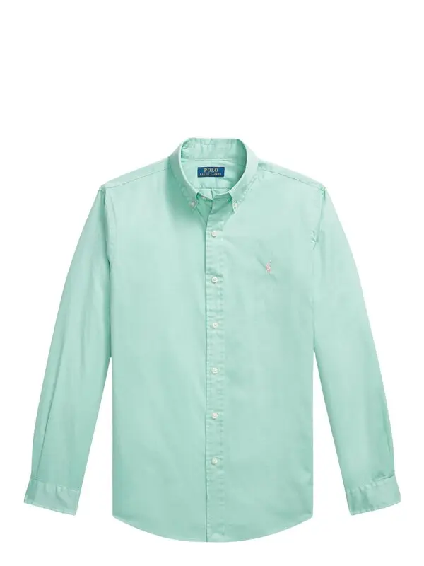 Polo Ralph Lauren Logo Embroidered Curved Hem Shirt - No