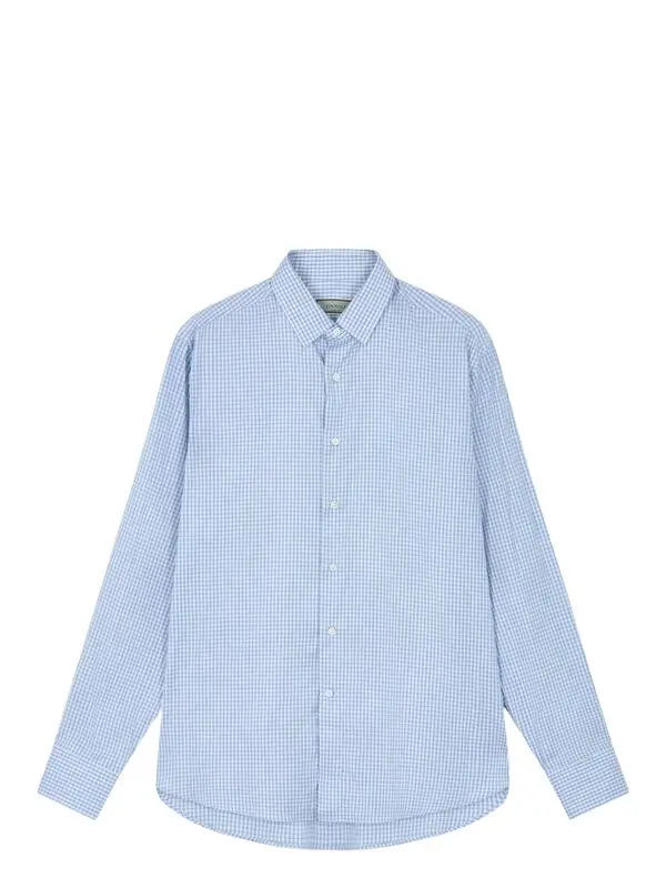 Canali Plaid Shirt - Blue