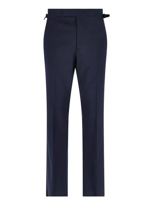 VIVIENNE WESTWOOD High Waisted Straight Leg Trousers - Black