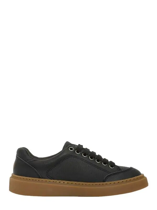 Camper Leather Lace-up Sneakers - Black