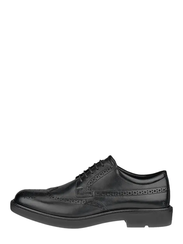 Ecco Round Toe Dress Shoes - Black
