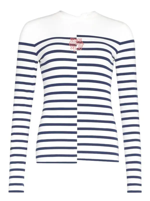 JEAN PAUL GAULTIER Striped Long Sleeve Knitwear - No
