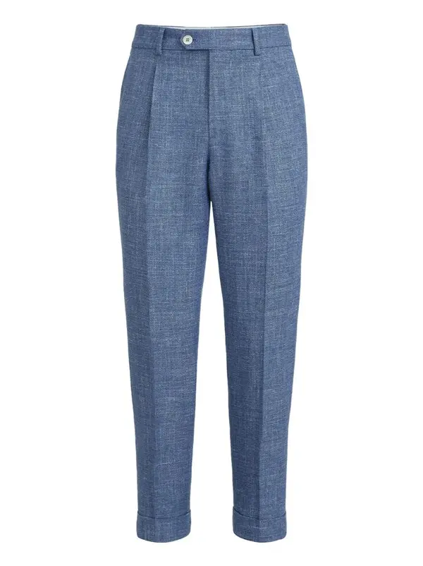 Brunello Cucinelli Pleated Trousers - Blue