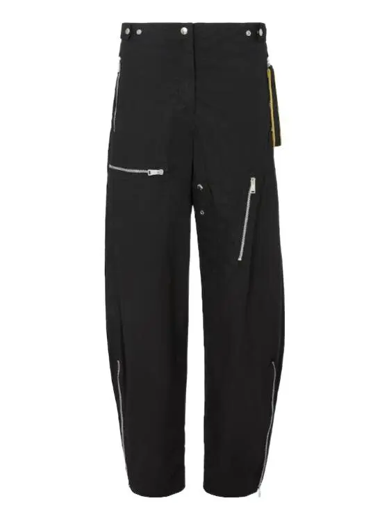 Fendi Parachute Canvas Trousers - Black