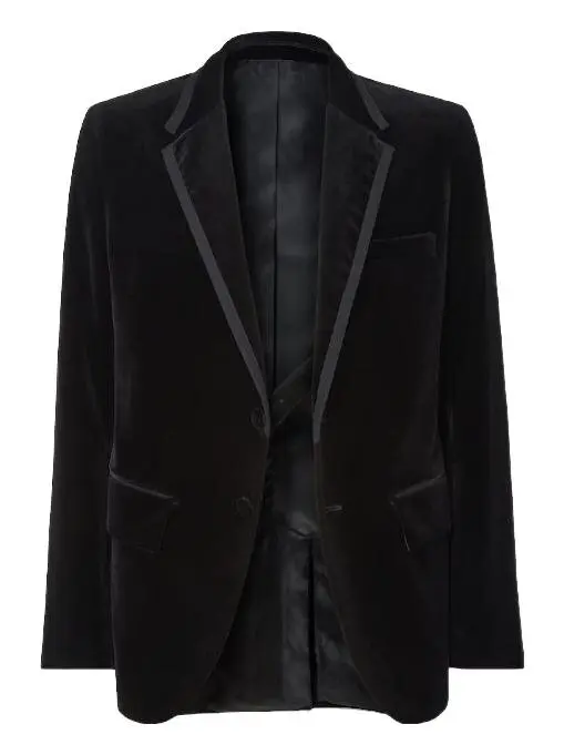 Fendi Velvet Blazer - Black