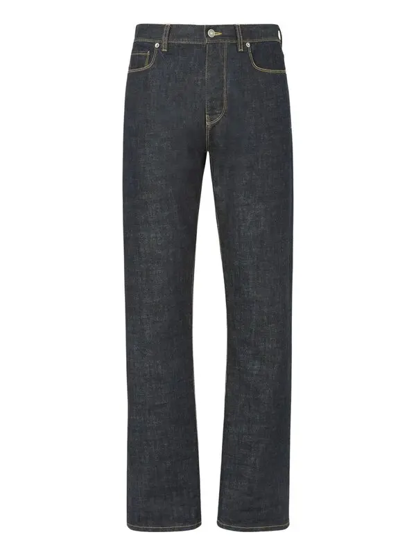 Fendi Slim-fit Jeans - Navy Blue