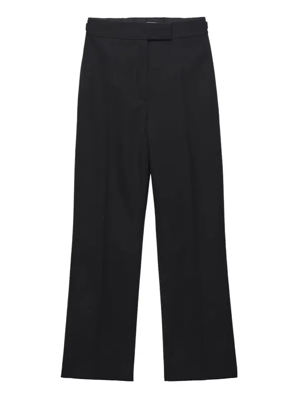 Prada Cotton Twill Trousers - Black