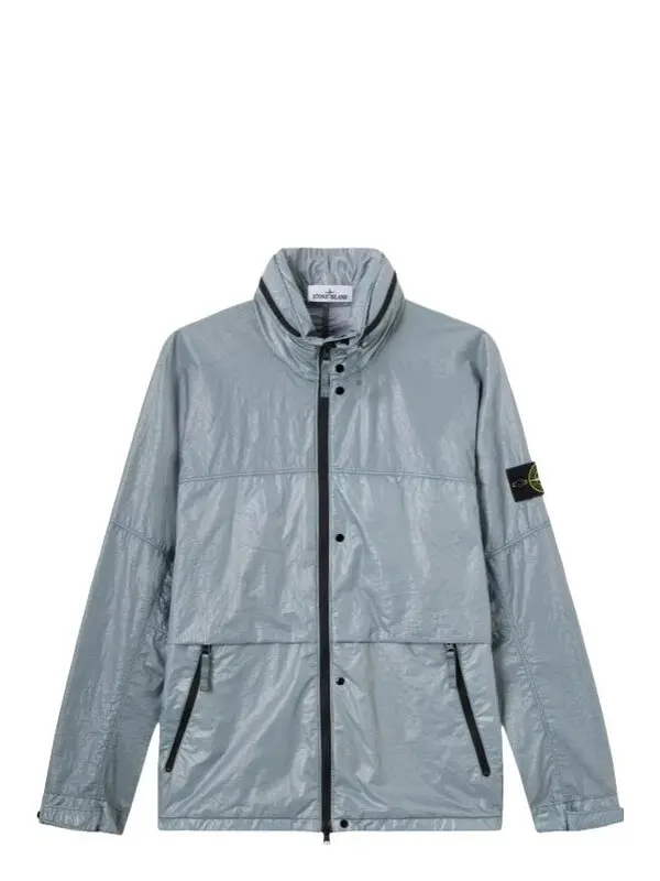 Stone Island Hooded Water-resistant Jacket - Ash Grey