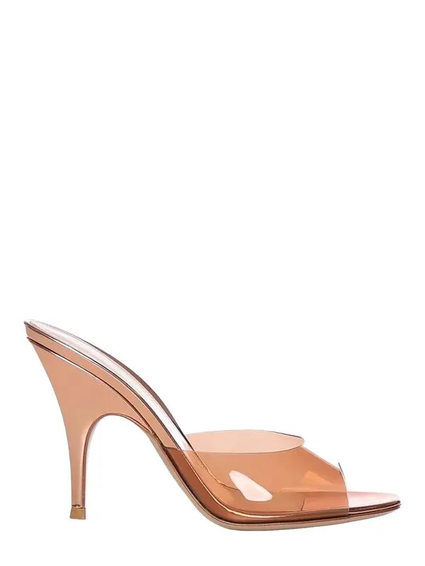 GIANVITO ROSSI Open Toe Slip-on Sandals - Pink