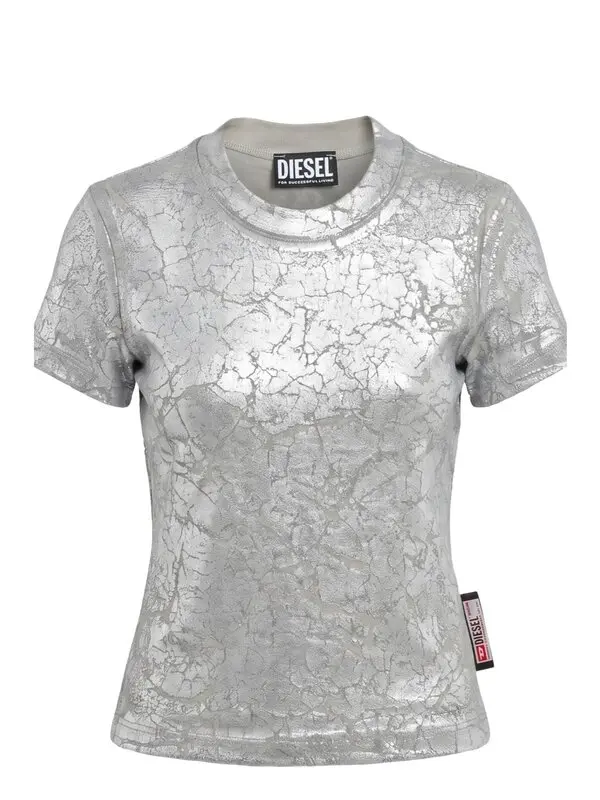 DIESEL® Stretch T-shirt - Silver