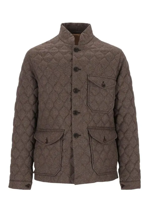Emporio Armani Diamond-quilted Jacket - No