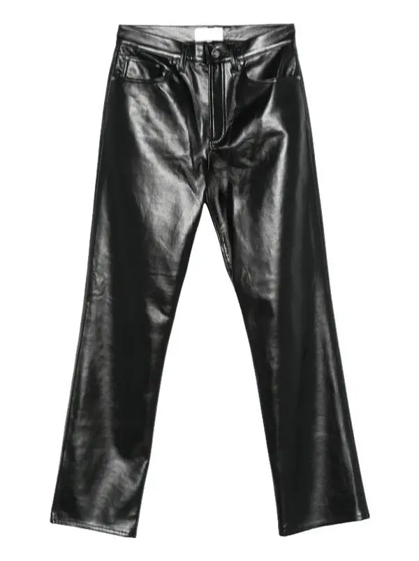 AGOLDE Glossy Straight-leg Trousers - No