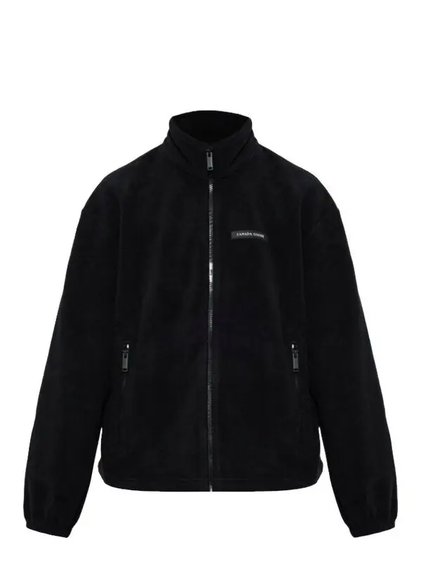 Canada Goose Fleece Zip-up Jacket - Black