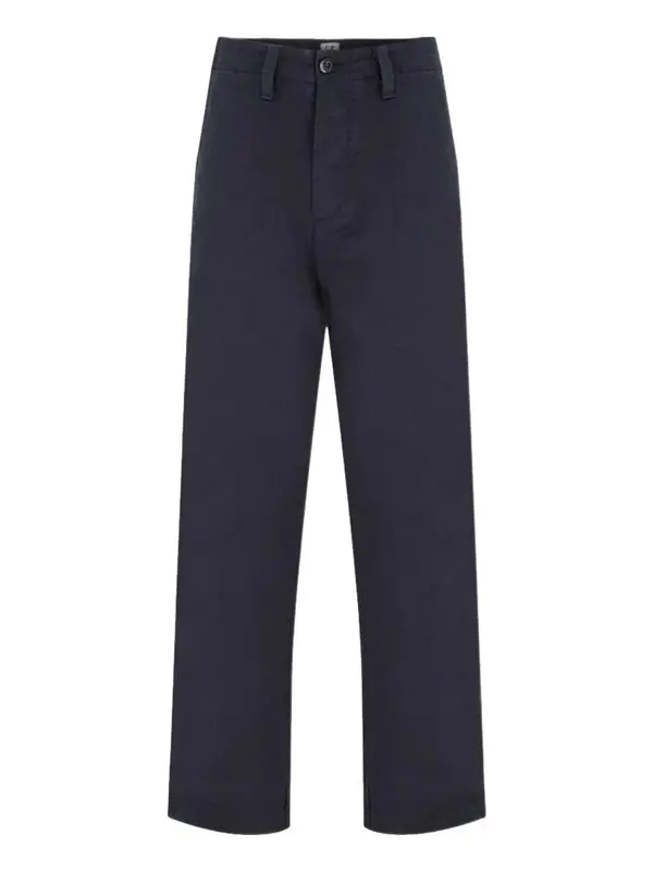 C.P. COMPANY Straight-leg Twill Trousers - Black