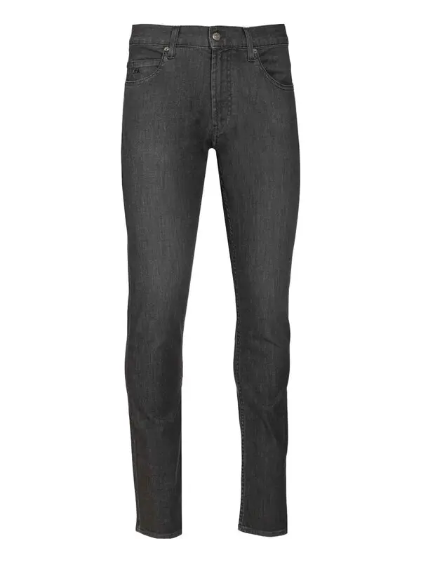 Emporio Armani Straight-leg Stretch Jeans - Grey