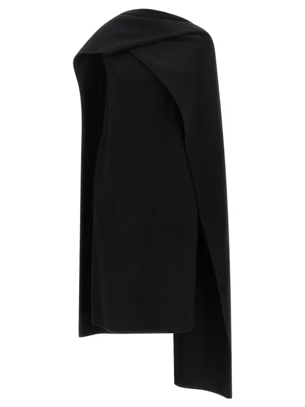 Khaite Ramona Midi Dress - Black