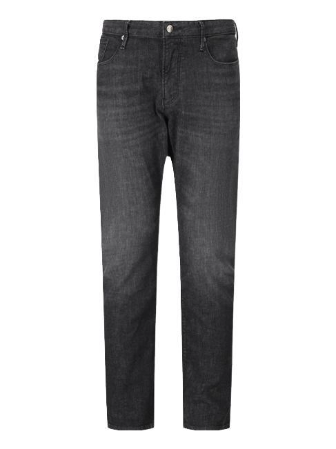 Emporio Armani Slim-fit Low-rise Jeans - Grey