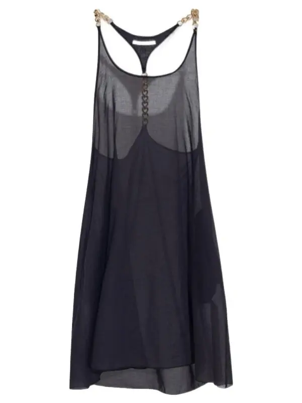 Stella McCartney Scoop Neck Knee-length Dress - Black