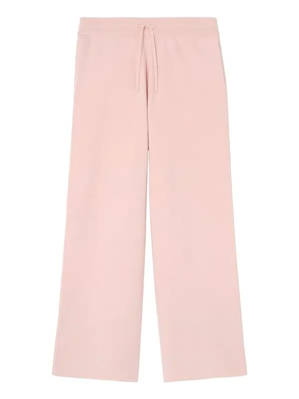 Burberry Cashmere-blend Track Pants - Pink