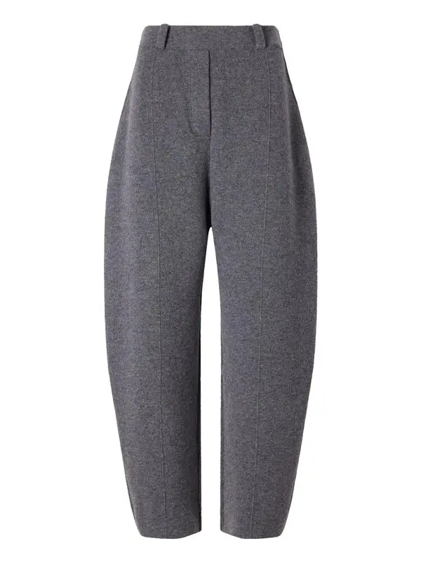 LISA YANG Cashmere Wide-leg Pants - Gray