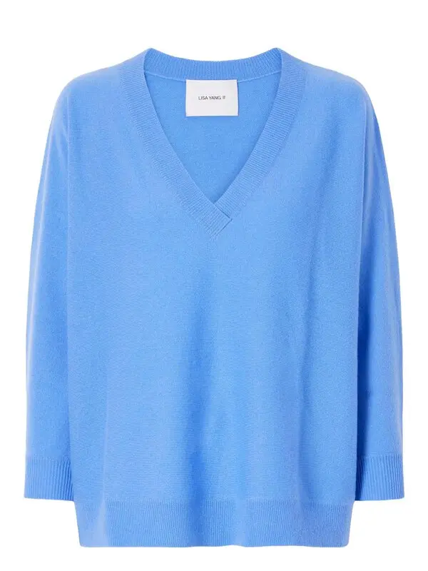 LISA YANG Kenny Cashmere Sweater - Blue