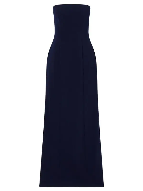 Jenny Packham Estelle Crepe Gown - Blue