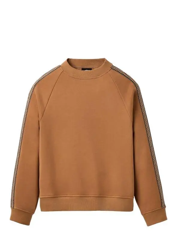 UGG Tasman Crewneck Cotton Blend Tops - Chestnut
