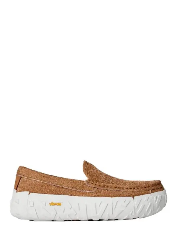 UGG Ascot Wrap Tech Suede Shoes - Chestnut