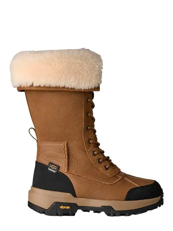 UGG Adirondack Tall Xxv Leather Boots - Chestnut