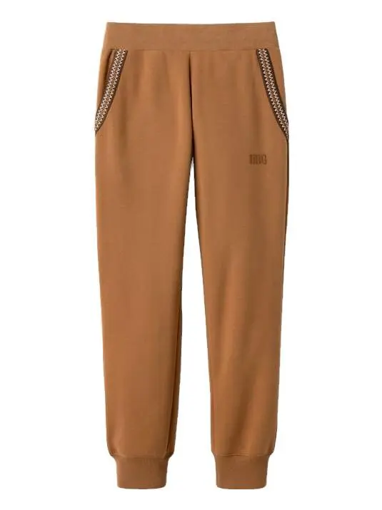 UGG Tasman Jogger Cotton Blend/recycled Materials Bottoms - Chestnut