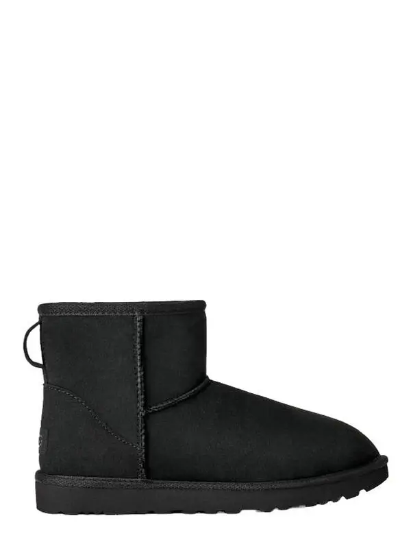UGG Classic Mini Ii Sheepskin Ankle Boots - Black/