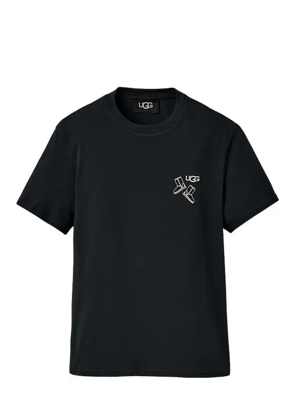 UGG Embroidered Classic Boot T-shirt - Black