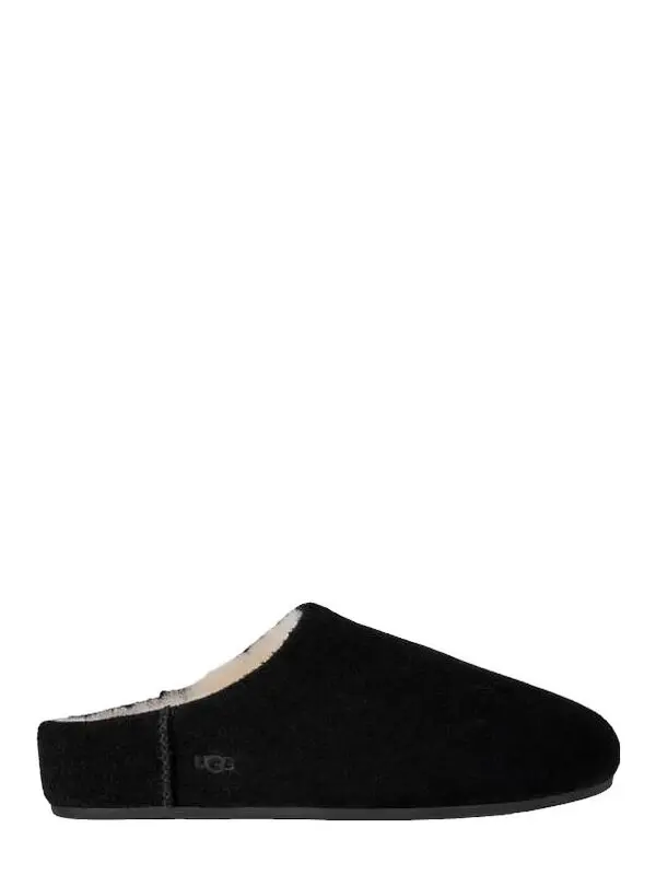 UGG Elea Sheepskin Slipper - Black