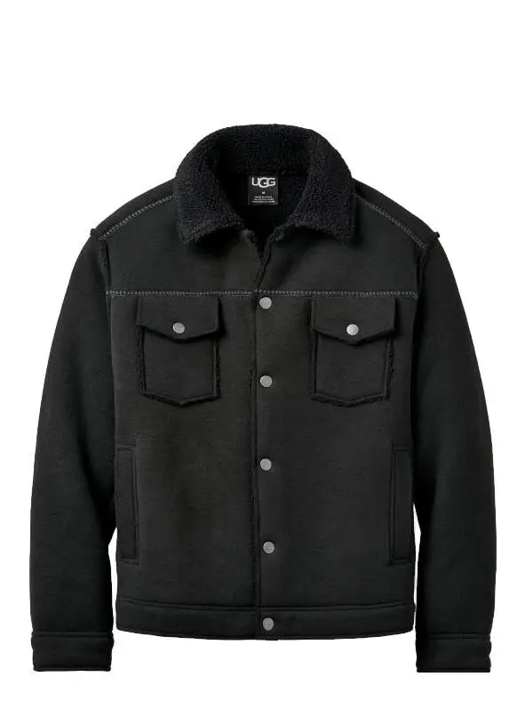 UGG Janson Fluff Jacket Ii Fleece - Black