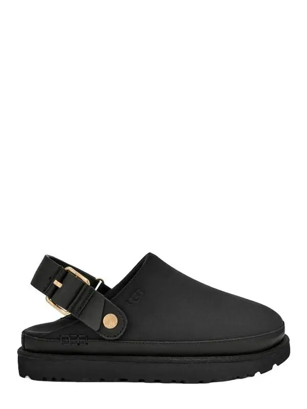 UGG Goldenstar Villa Clog Nubuck Shoes - Black