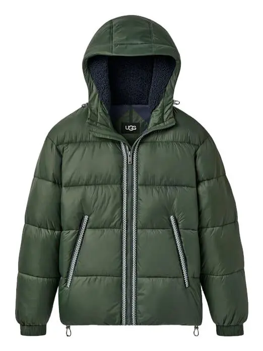 UGG Xayden Braid Puffer Jacket - Arugula