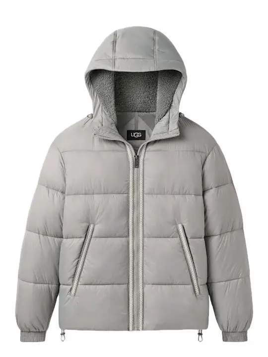 UGG Xayden Braid Puffer Jacket - Cobble