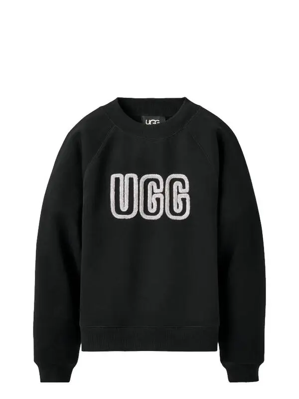 UGG Graphic Logo Crewneck Sweatshirt - Black