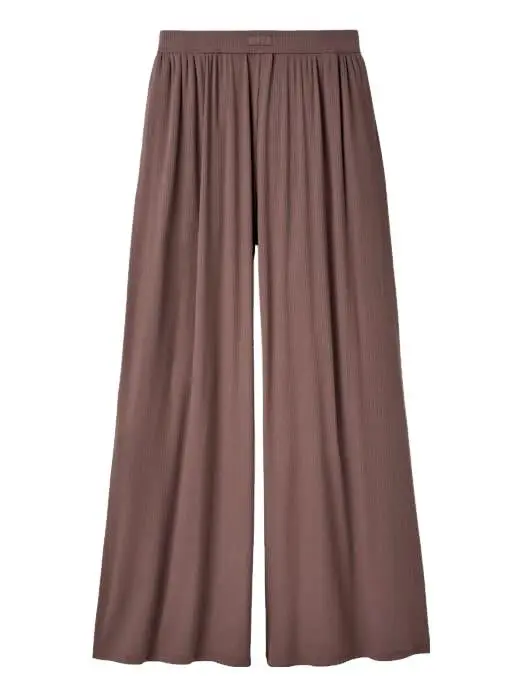 UGG Imogen Ribbed Wide Leg Pants - Allspice