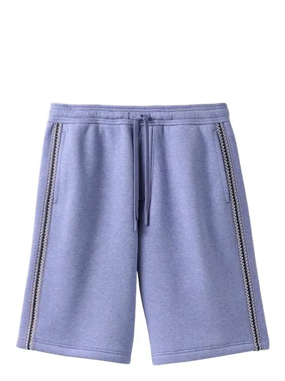 UGG Tasman Short Bottoms With Braid Trim - Dusted Iris Heather