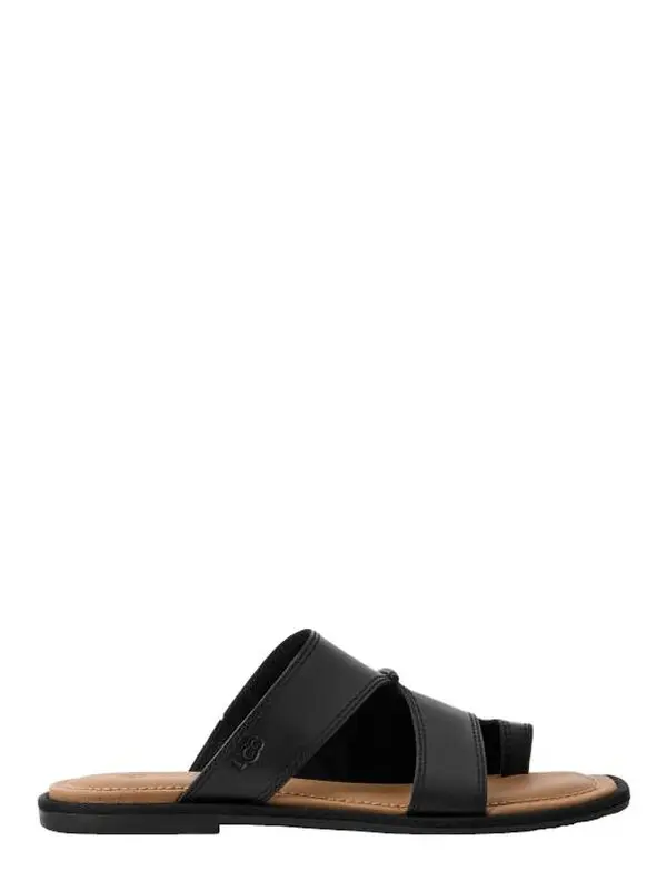 UGG Matira Leather Sandals - Black
