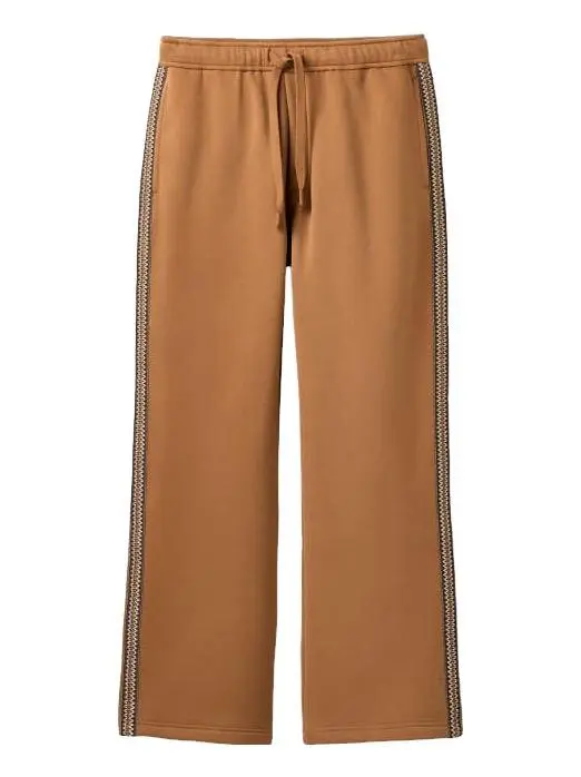 UGG Tasman Straight Leg Pant Cotton Blend Bottoms - Chestnut