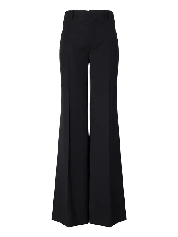 Chloé Flared Leg Trousers - Black