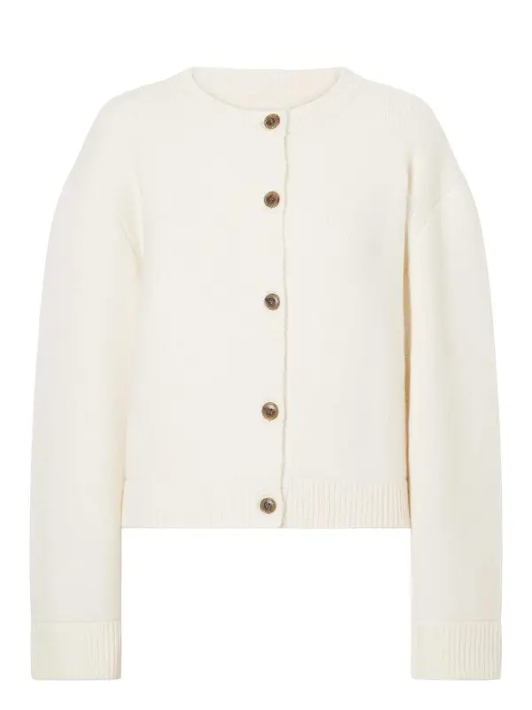 LISA YANG Emmylou Cashmere Cardigan - Cream