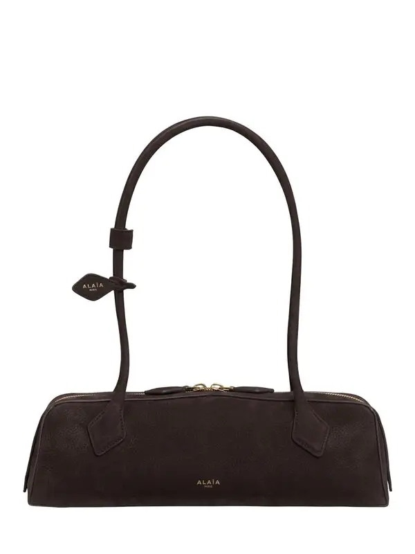 Alaïa Le Teckel Medium Nubuck Bag - Brown
