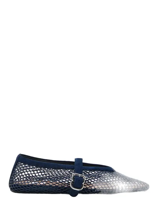 Alaïa Fishnet Ballet Flats - Blue